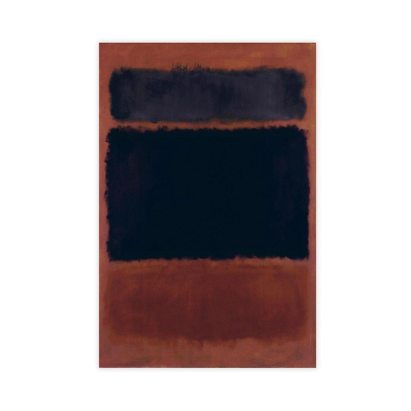 CFIOZYOS Famous Works by Mark Rothko Untitled (Black in Deep Red ...
