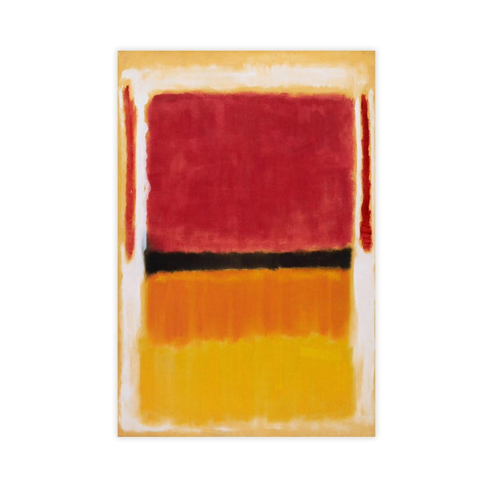 CFIOZYOS Famous Works by Mark Rothko Violet, Black, Orange, Yellow on ...