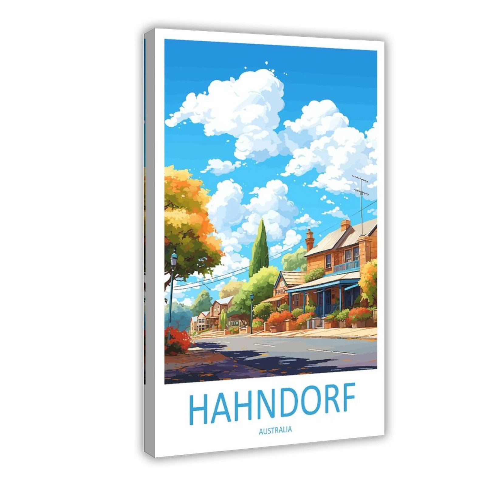 CFIOZYOS Hahndorf Travel Print Hahndorf Décor Hahndorf Australia Poster ...