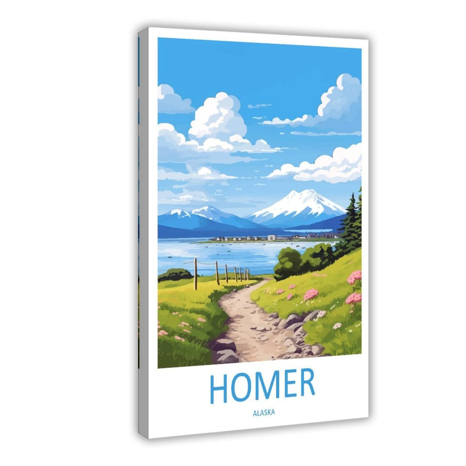 CFIOZYOS Homer Travel Print Homer Décor Homer Alaska Gift Homer Gift ...