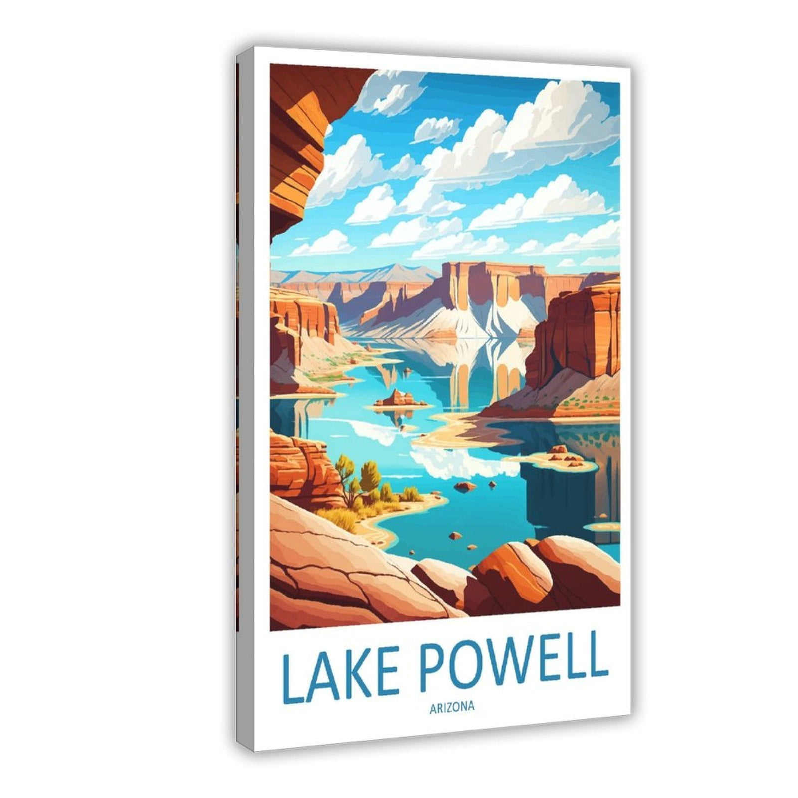 CFIOZYOS Lake Powell Travel Print Lake Powell Décor Lake Powell Arizona ...