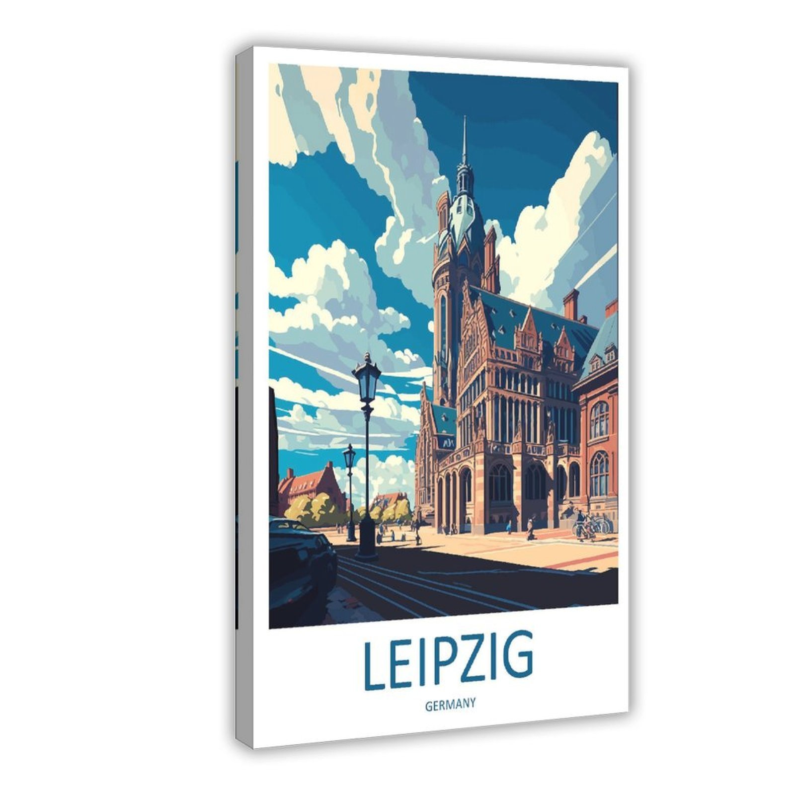 CFIOZYOS Leipzig Travel Print Leipzig Décor Leipzig Germany Gift ...