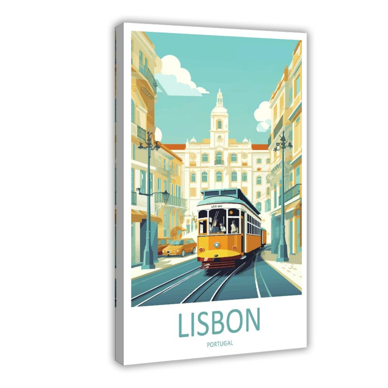 CFIOZYOS Lisbon Travel Print Lisbon Décor Lisbon Portugal Gift Lisbon ...