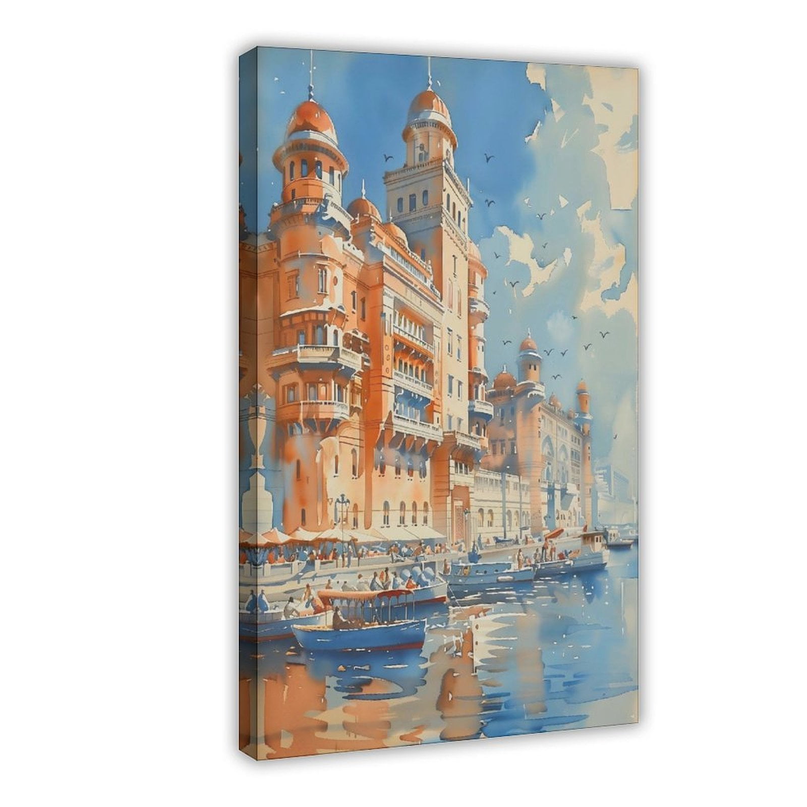 CFIOZYOS Manama Watercolor Painting Manama Travel Print Bahrain Poster ...