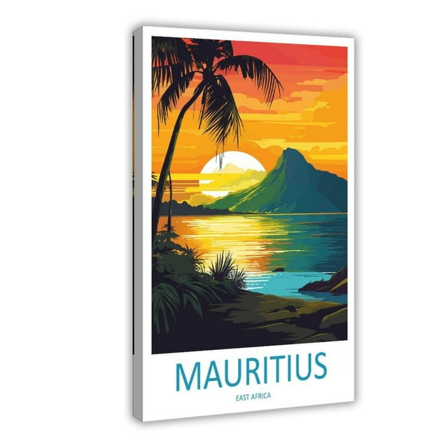CFIOZYOS Mauritius Travel Print Mauritius Décor Mauritius East Africa ...