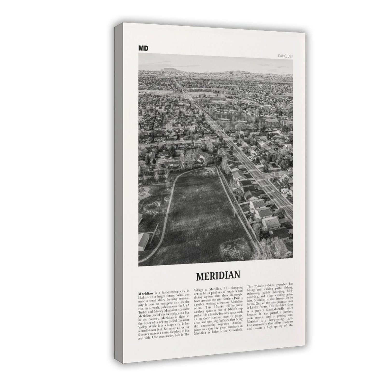 CFIOZYOS Meridian Print Black And White, Meridian Wall Art, Meridian ...
