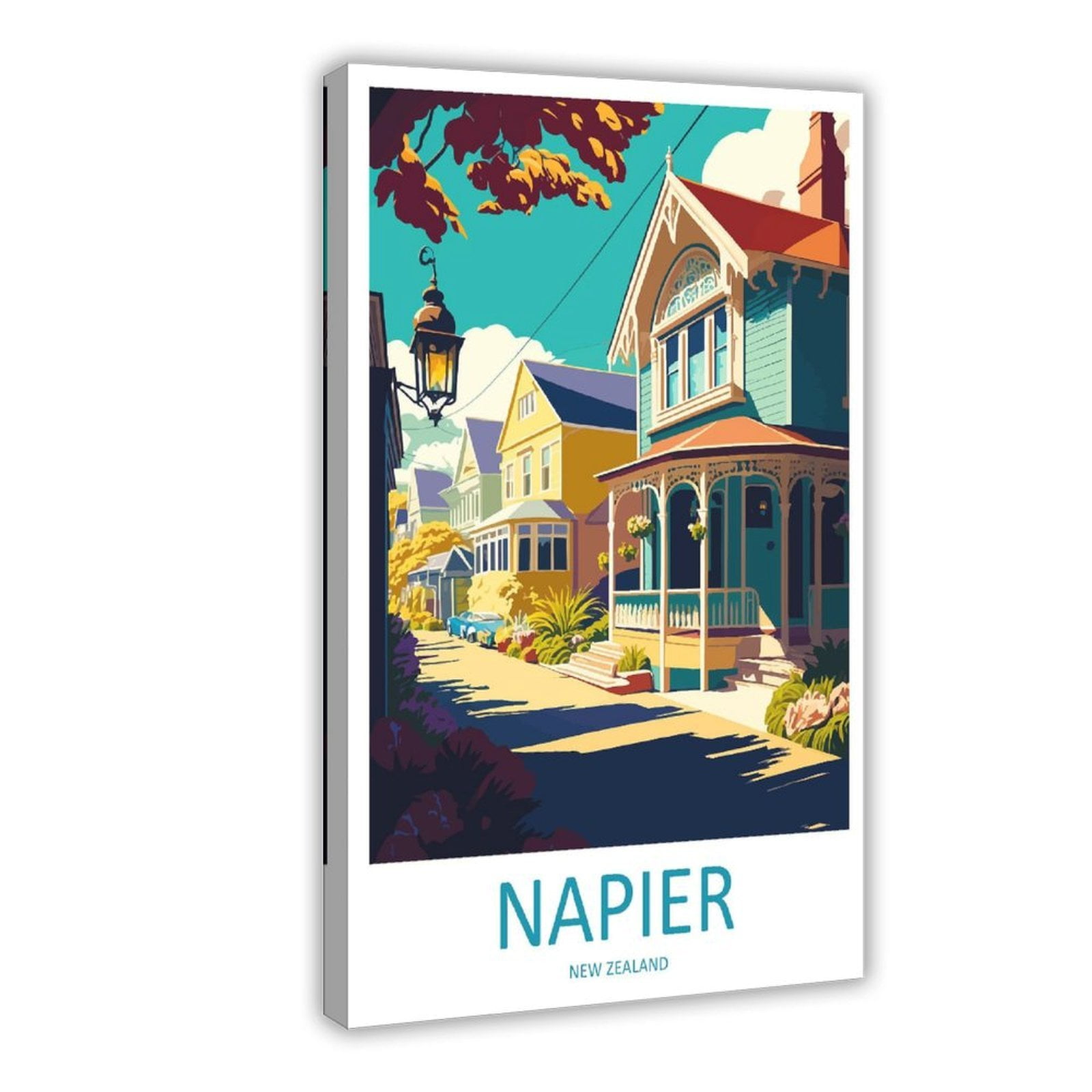 CFIOZYOS Napier Travel Print Napier Décor Napier New Zealand Gift Print ...