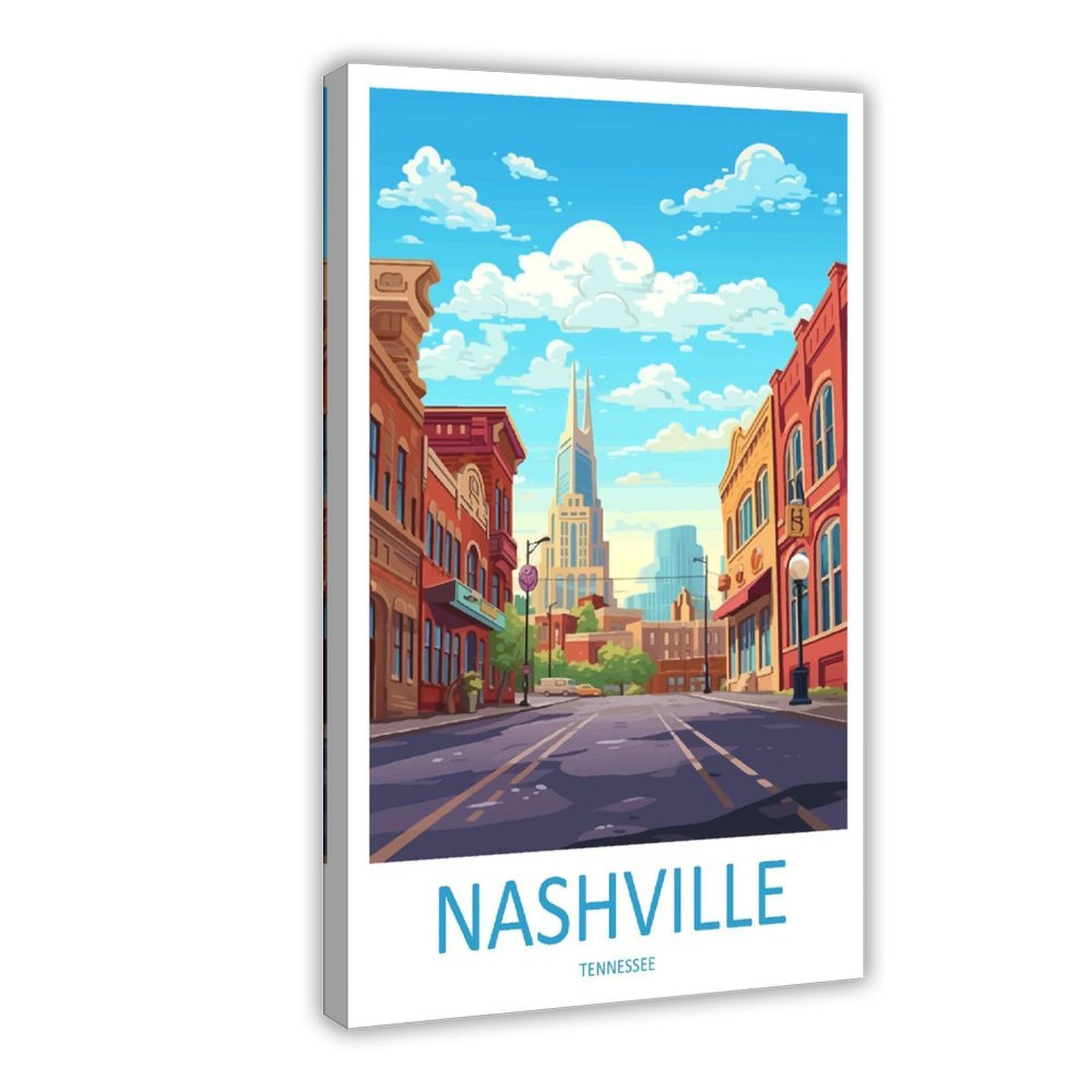 CFIOZYOS Nashville Travel Print Nashville Décor Nashville Gift ...