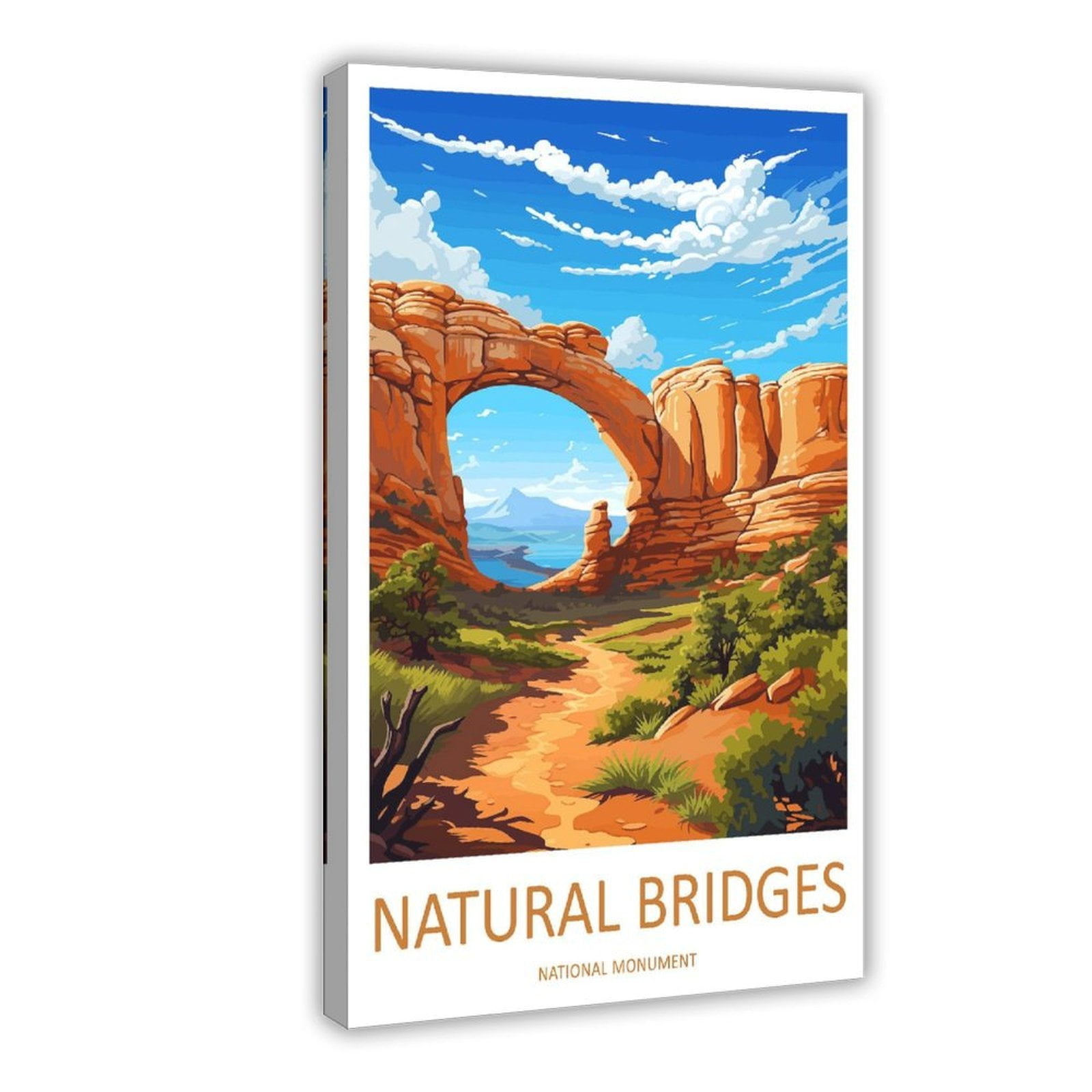 CFIOZYOS Natural Bridge Travel Print Natural Bridge Décor Natural ...