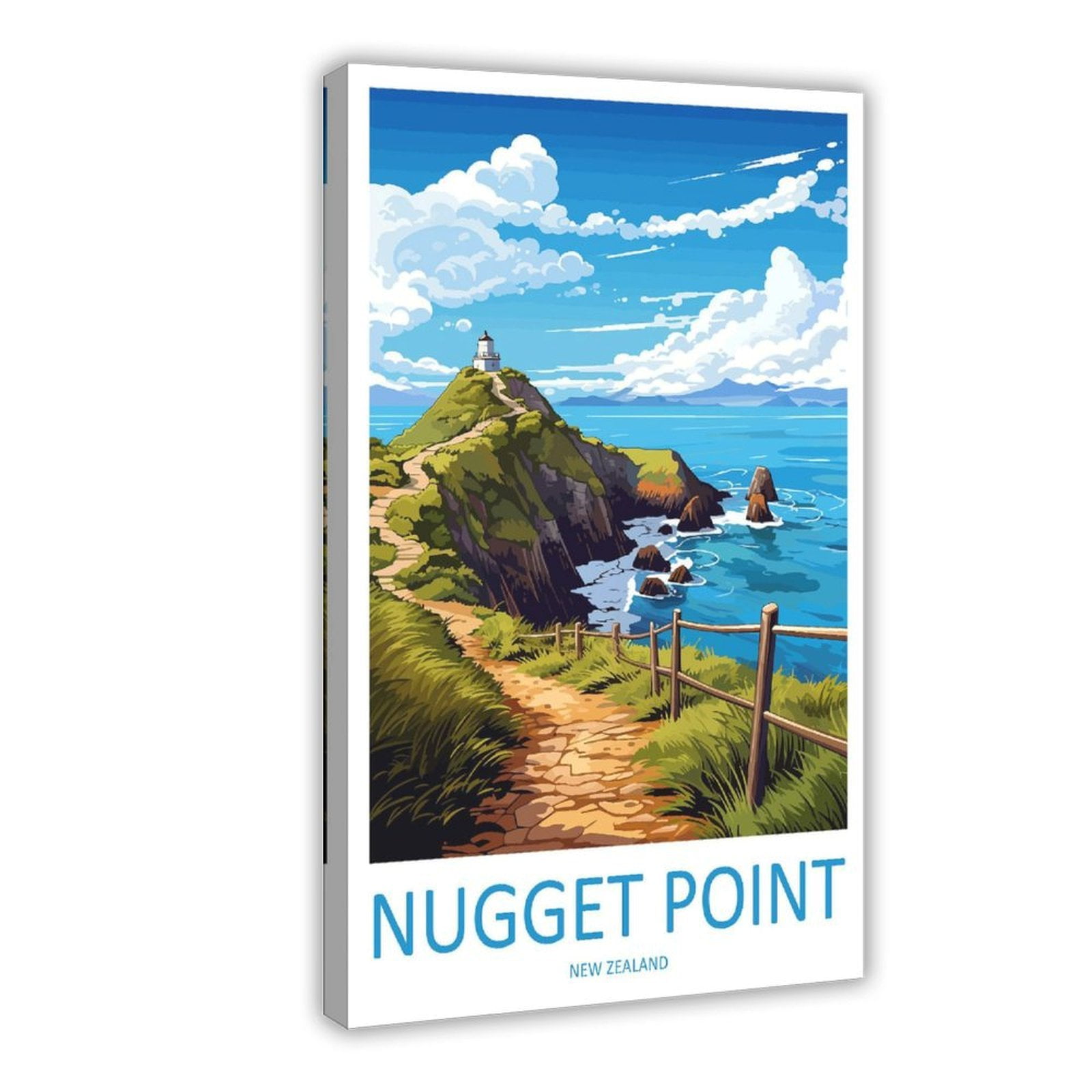 CFIOZYOS Nugget Point Travel Print Nugget Point Décor Nugget Point New ...