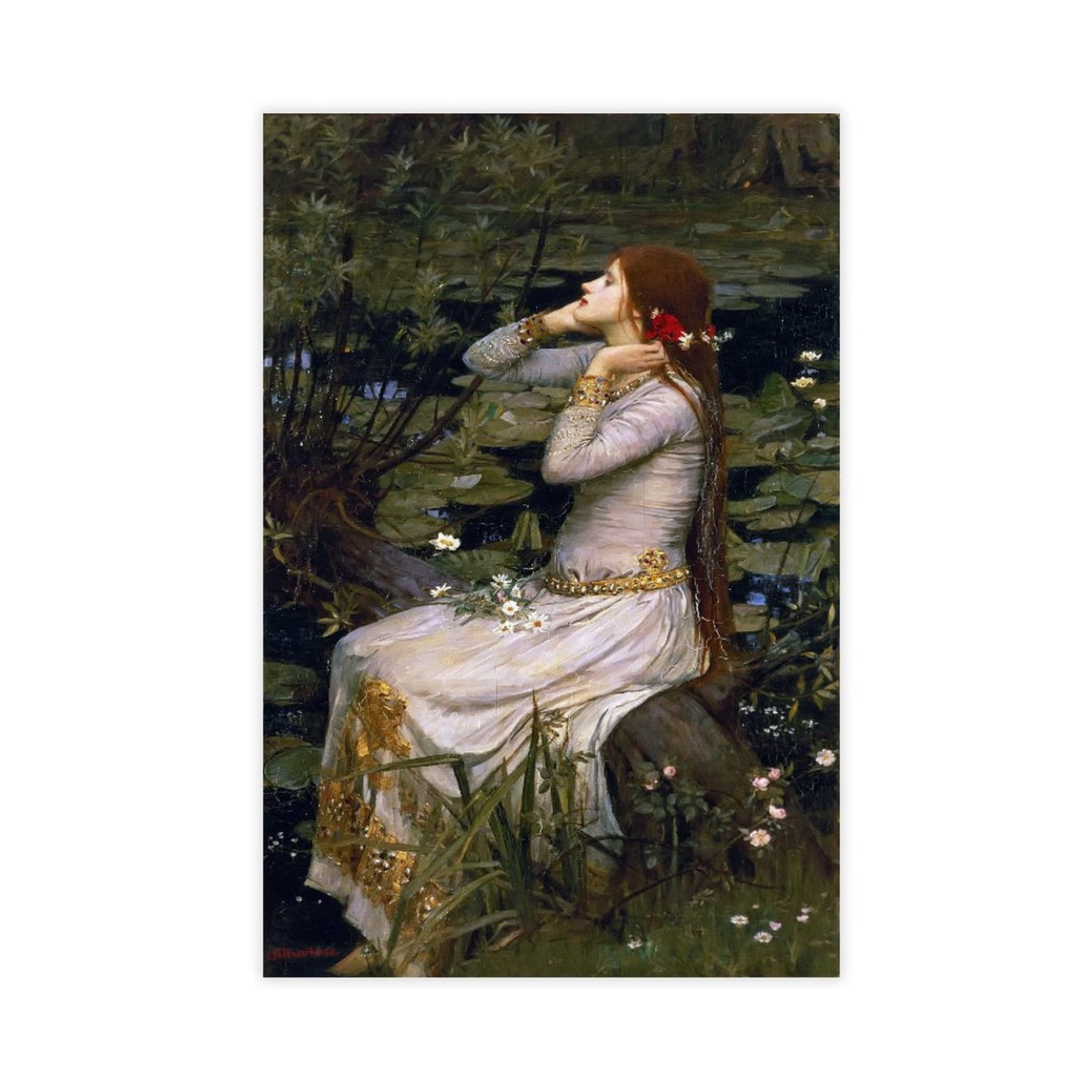 CFIOZYOS Ophelia by John William Waterhouse Art Wall Decoration Poster ...