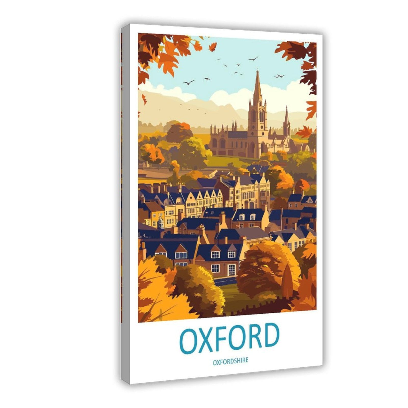 CFIOZYOS Oxford Travel Print Oxford Décor Oxford England Gift Poster ...