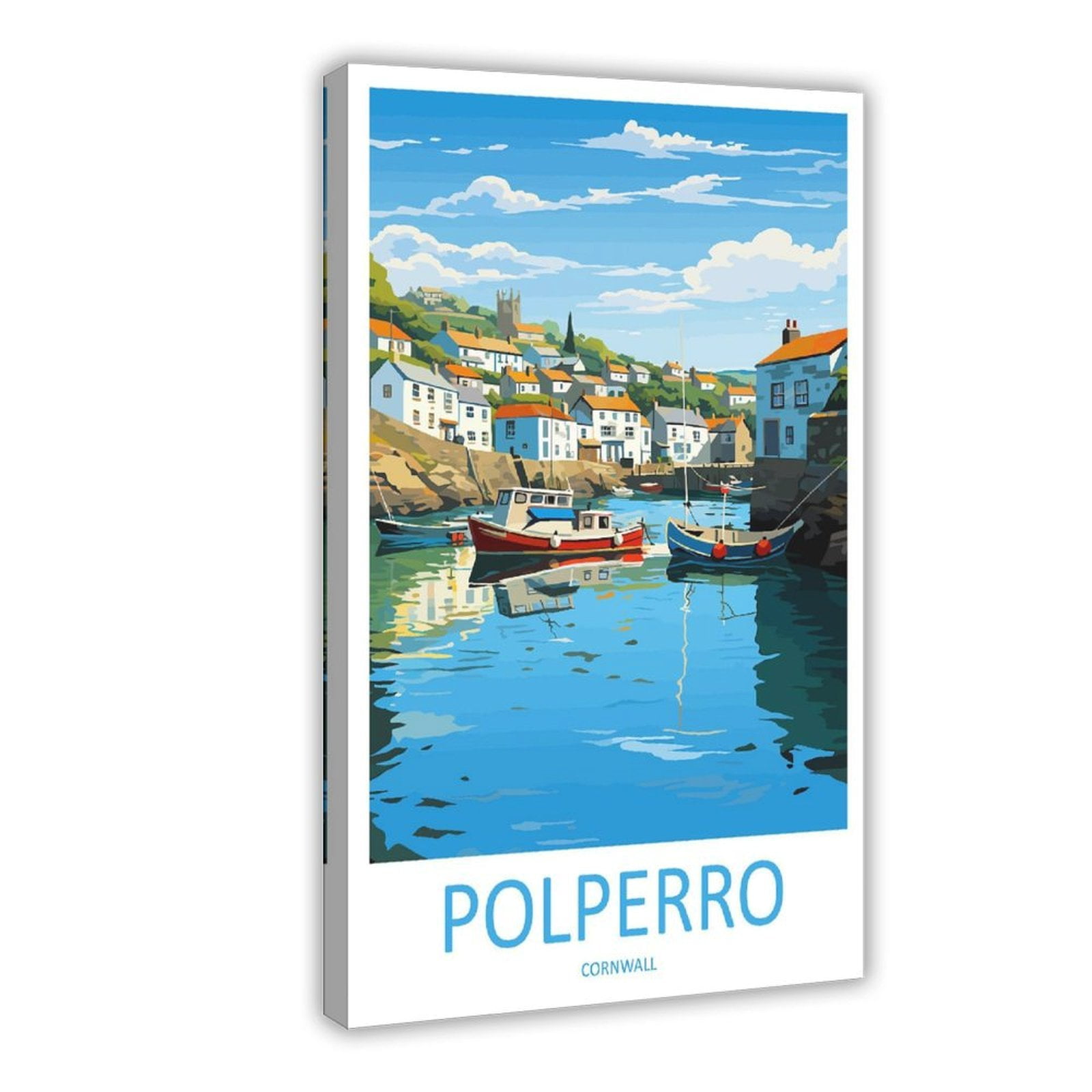 CFIOZYOS Polperro Travel Print Polperro Décor Polperro Cornwall Art ...