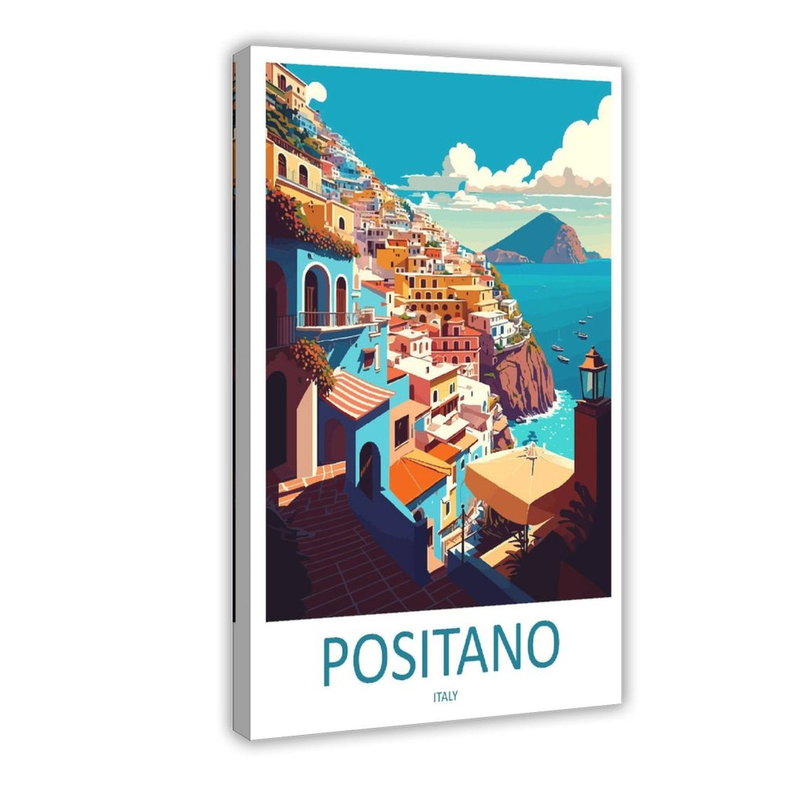 CFIOZYOS Positano Travel Print Positano Décor Positano Italy Gift ...