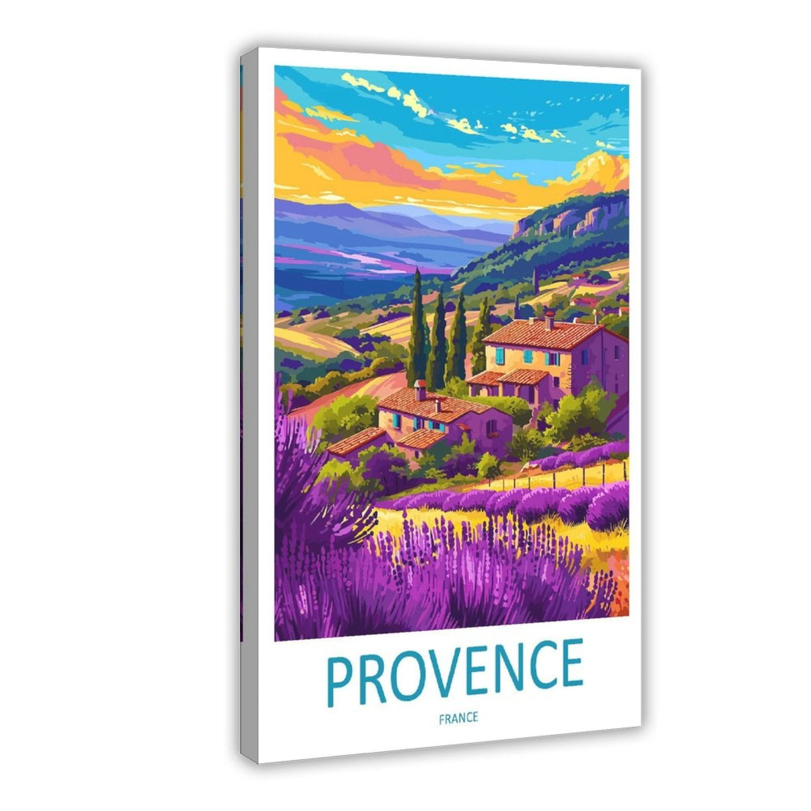 CFIOZYOS Provence Travel Print Provence Décor Provence France Gift Provence Art Provence Art Art ...