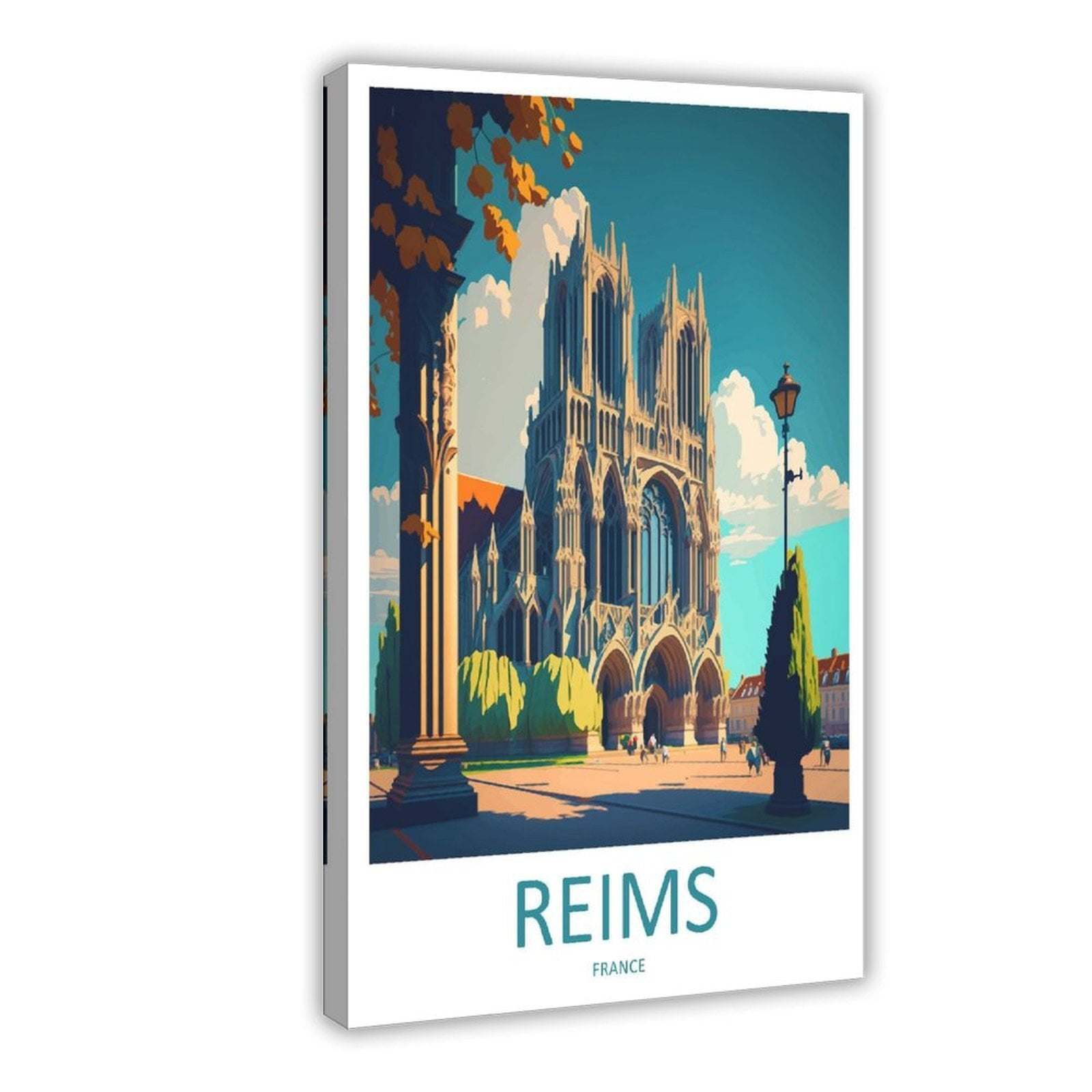 CFIOZYOS Reims Travel Print Reims Décor Reims France Gift Reims Print ...