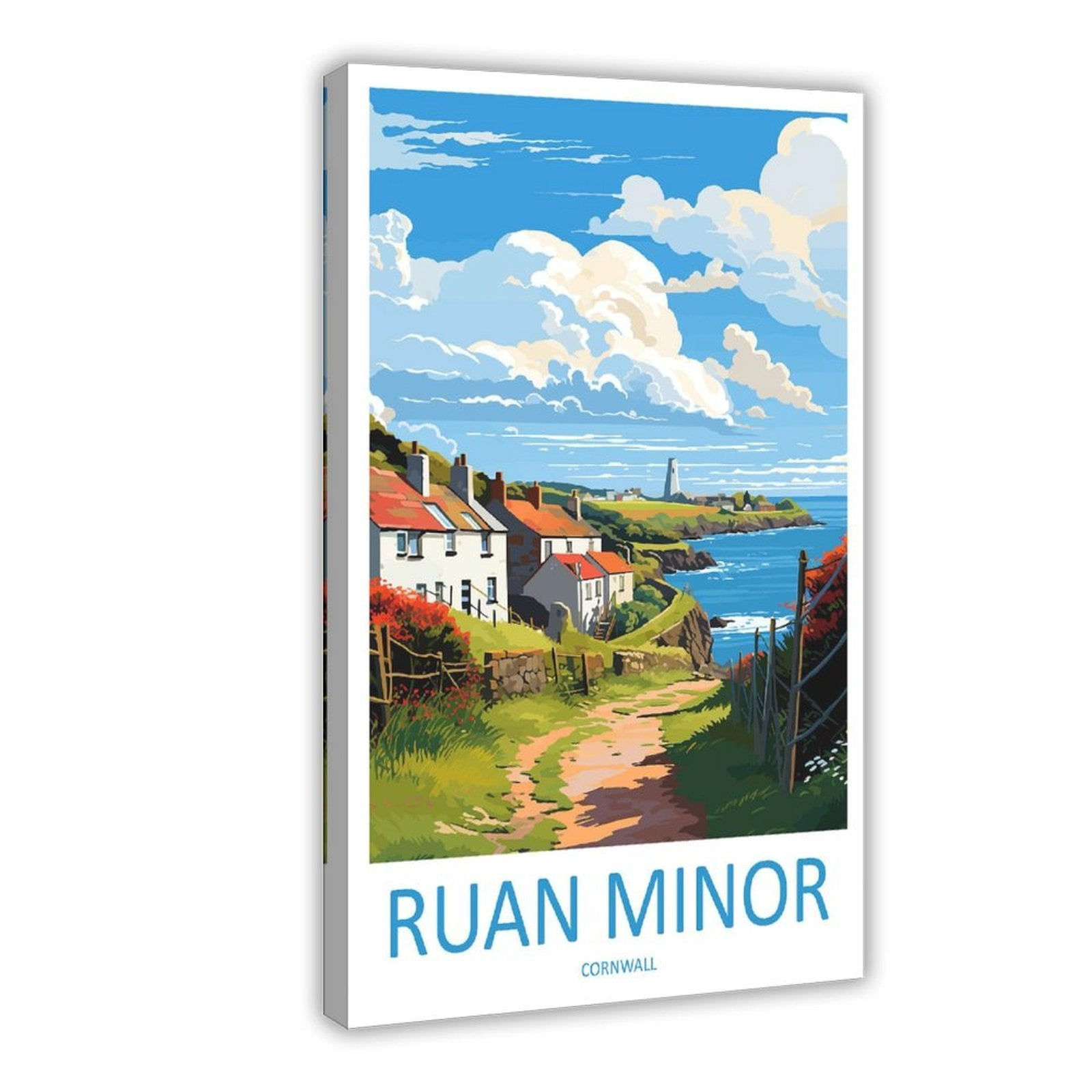 CFIOZYOS Ruan Minor Travel Print Ruan Minor Décor Ruan Minor Cornwall ...