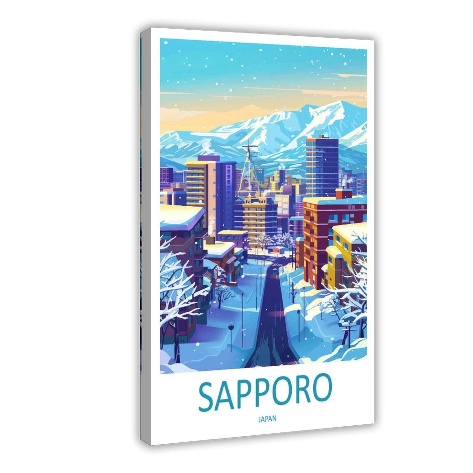 CFIOZYOS Sapporo Travel Print Sapporo Décor Sapporo Japan Gift Japan ...
