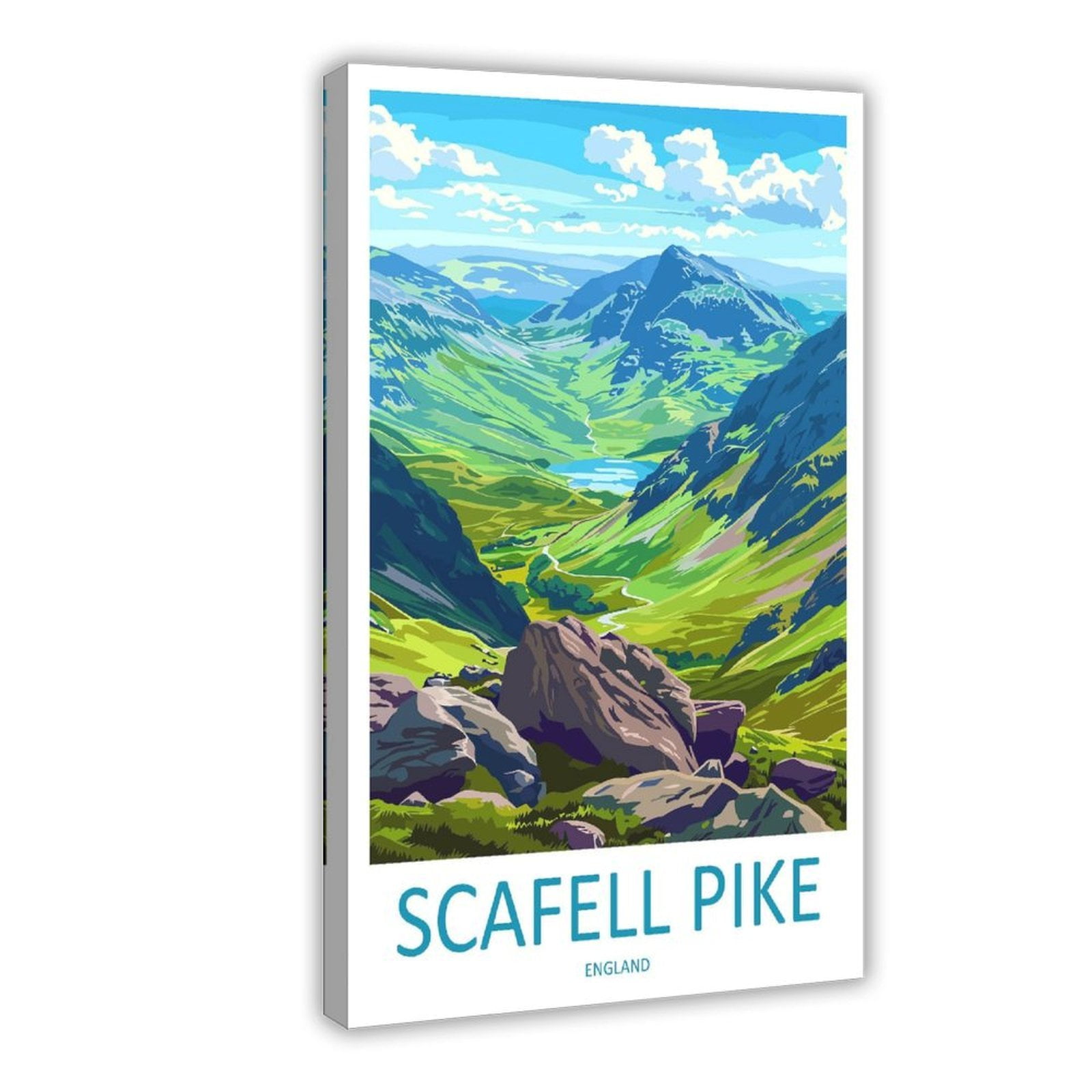 CFIOZYOS Scafell Pike Travel Print Scafell Pike Décor Scafell Pike ...