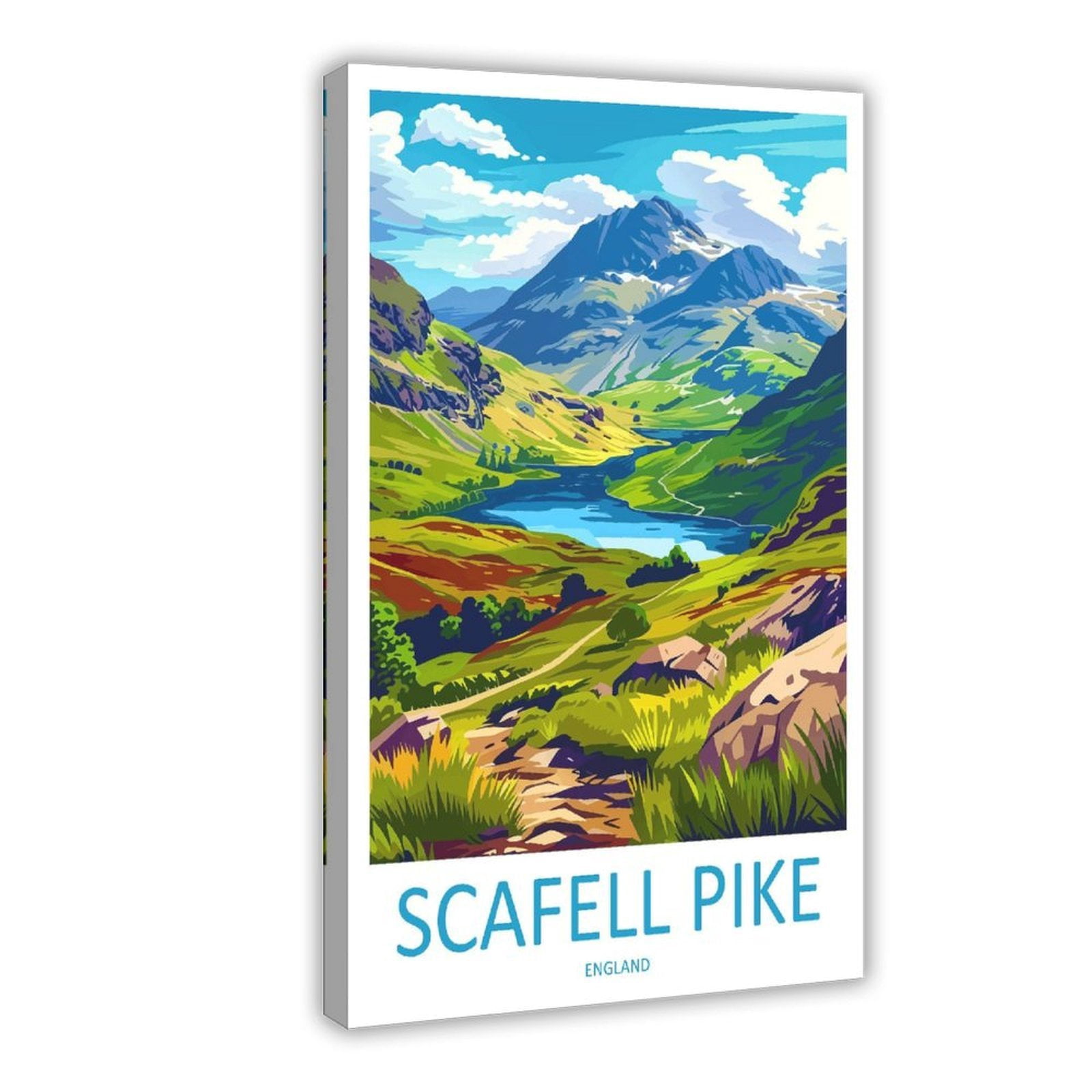CFIOZYOS Scafell Pike Travel Print Scafell Pike Décor Scafell Pike ...