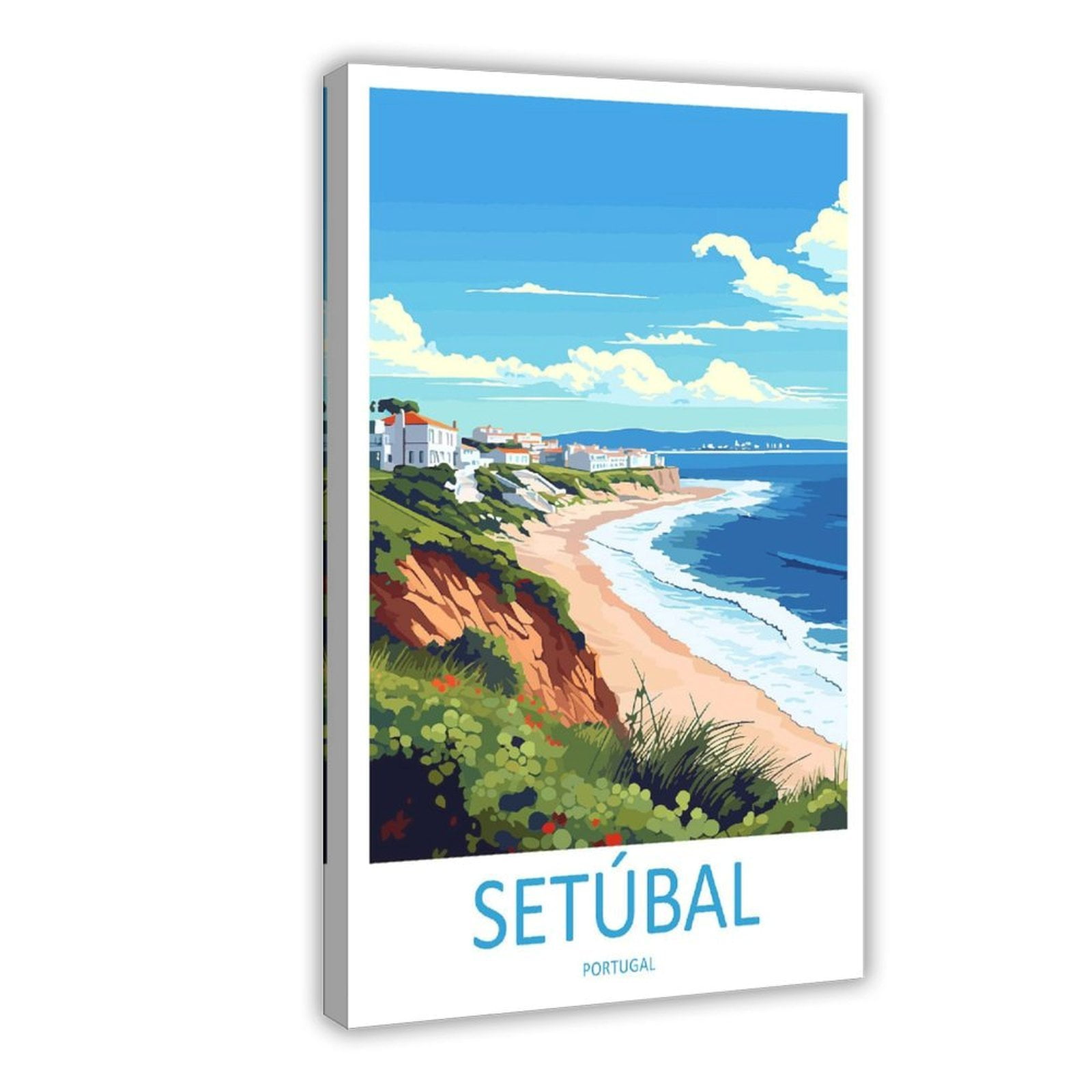 CFIOZYOS Setúbal Travel Print Setúbal Décor Setúbal Portugal Gift ...