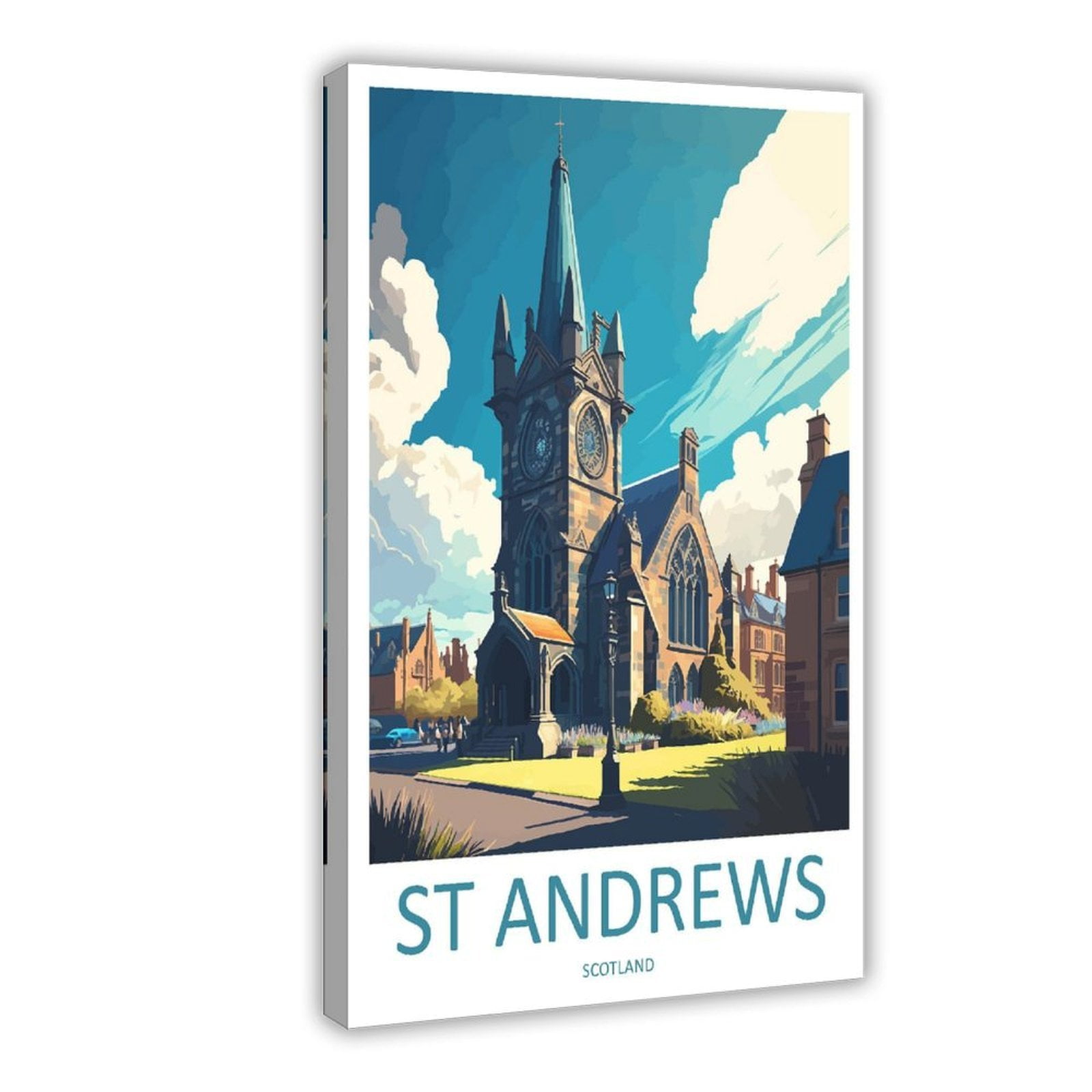 CFIOZYOS St Andrews Travel Print St Andrews Décor St Andrews Scotland ...