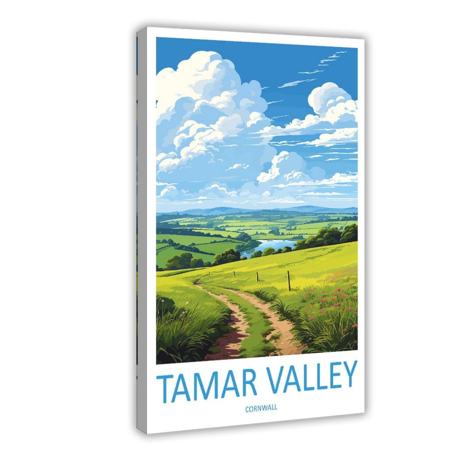 CFIOZYOS Tamar Valley Travel Print Tamar Valley Décor Tamar Valley ...