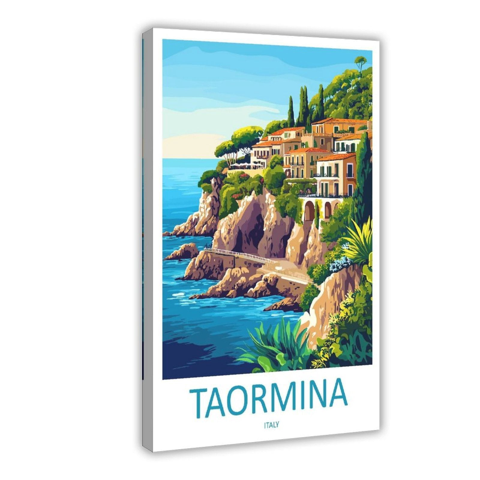 CFIOZYOS Taormina Travel Print Taormina Décor Taormina Italy Gift ...