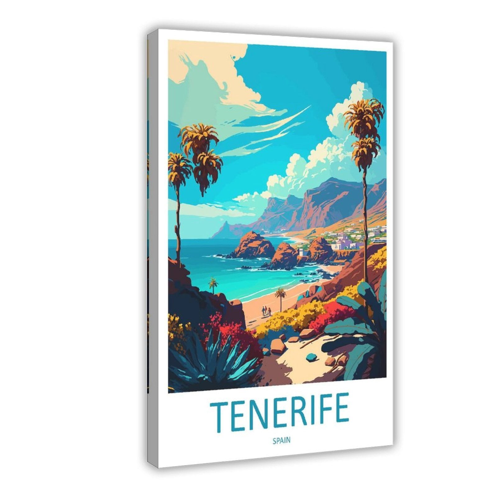 CFIOZYOS Tenerife Travel Print Tenerife Décor Tenerife Spain Gift ...