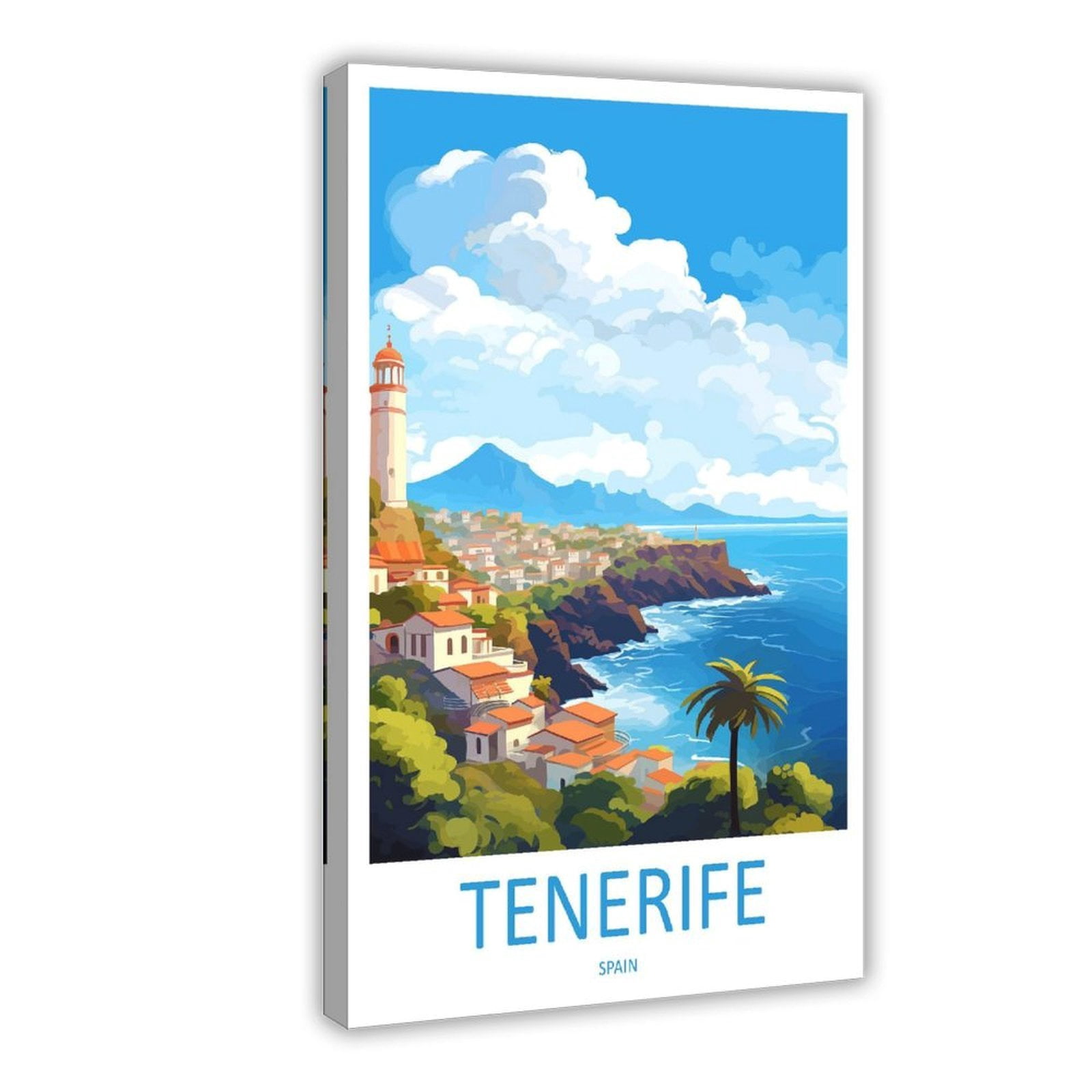 CFIOZYOS Tenerife Travel Print Tenerife Décor Tenerife Spain Gift ...