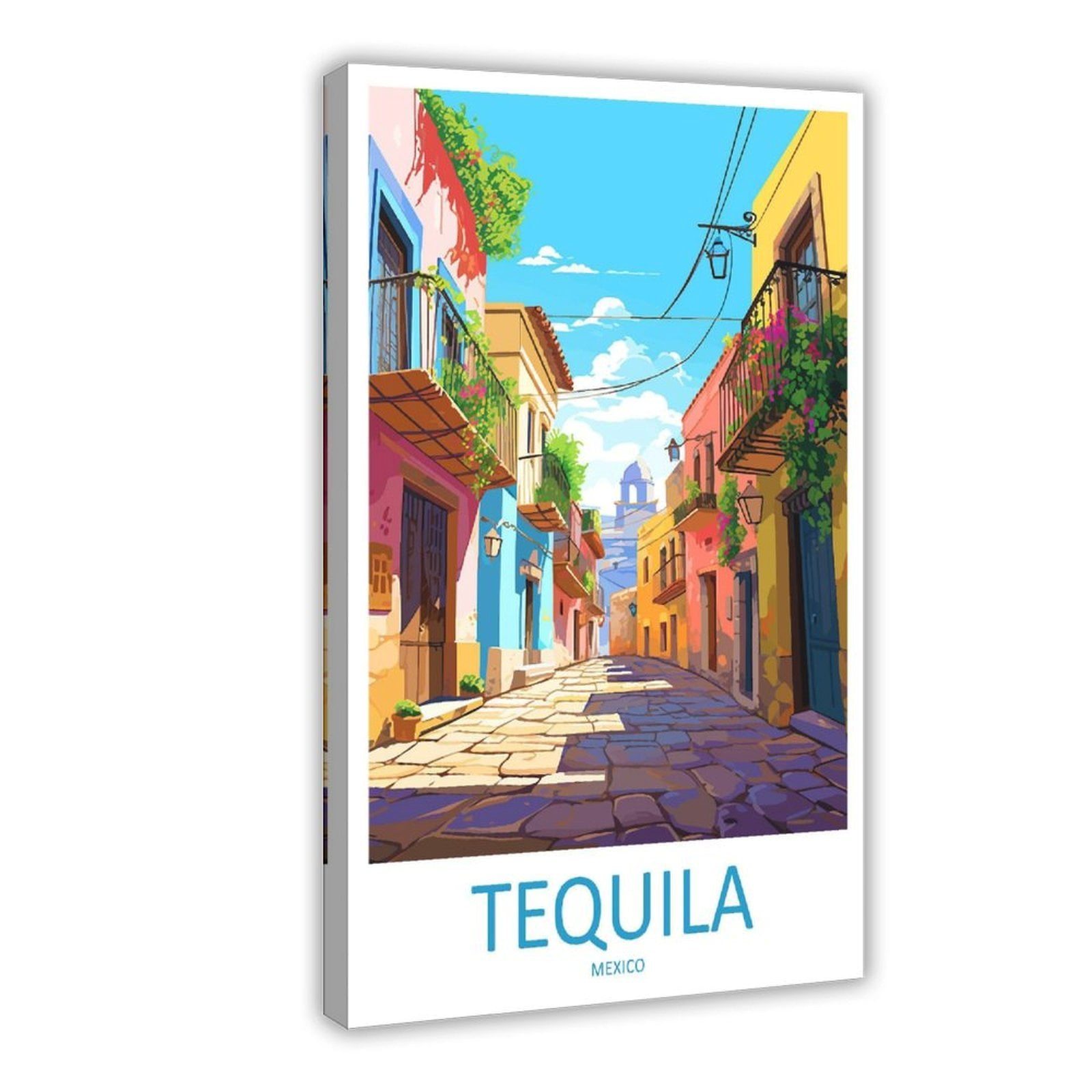 CFIOZYOS Tequila Travel Print Tequila Decor Tequila Print Art Mexico ...
