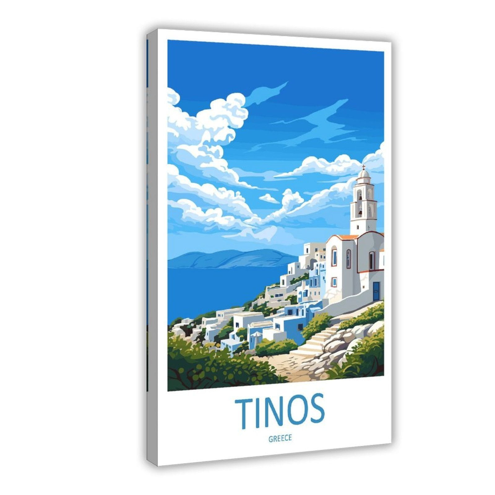 CFIOZYOS Tinos Travel Print Tinos Greece Deco Tinos Print Tinos Greece ...