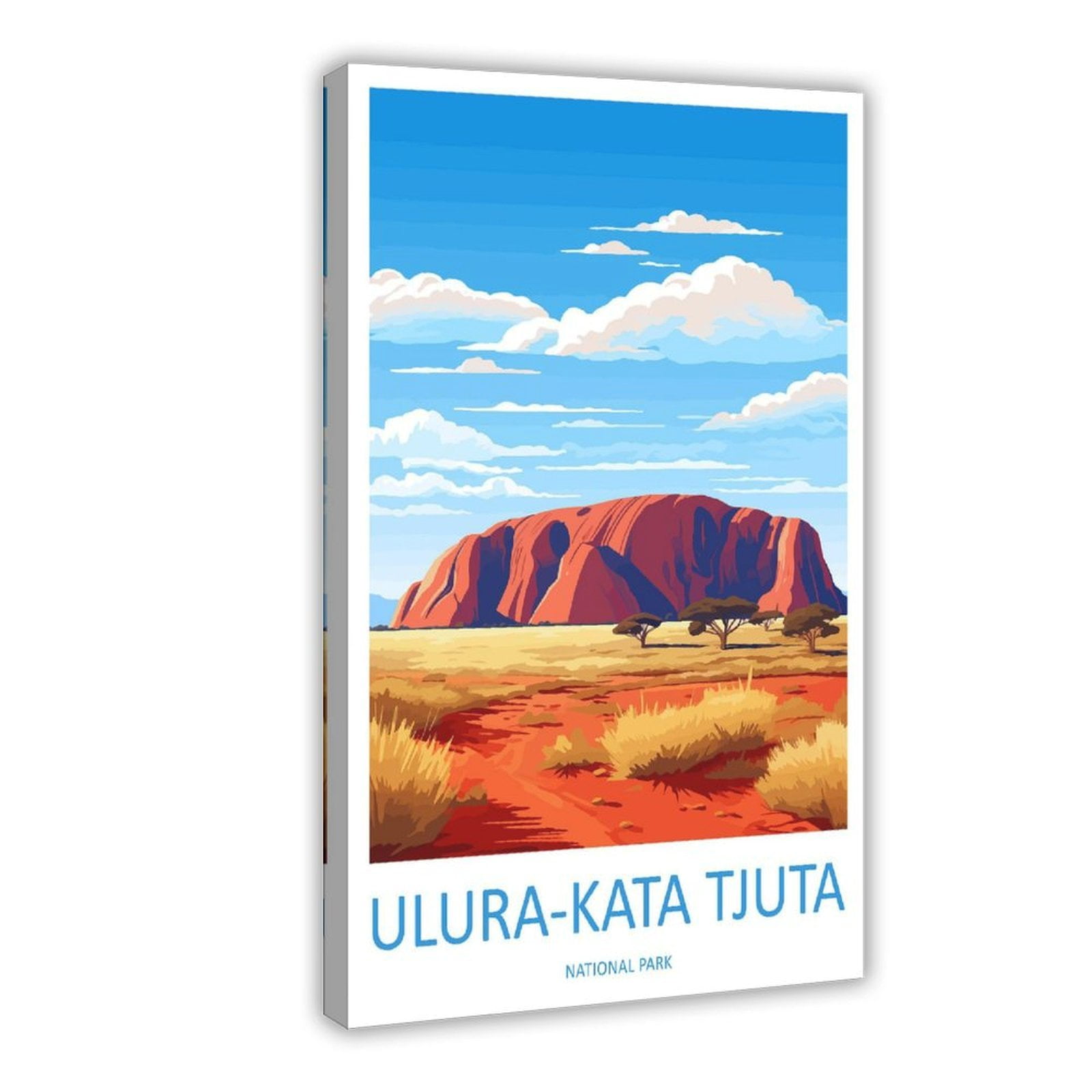CFIOZYOS Uluru-kata Tjuta National Park Travel Print Uluru-kata Tjuta ...
