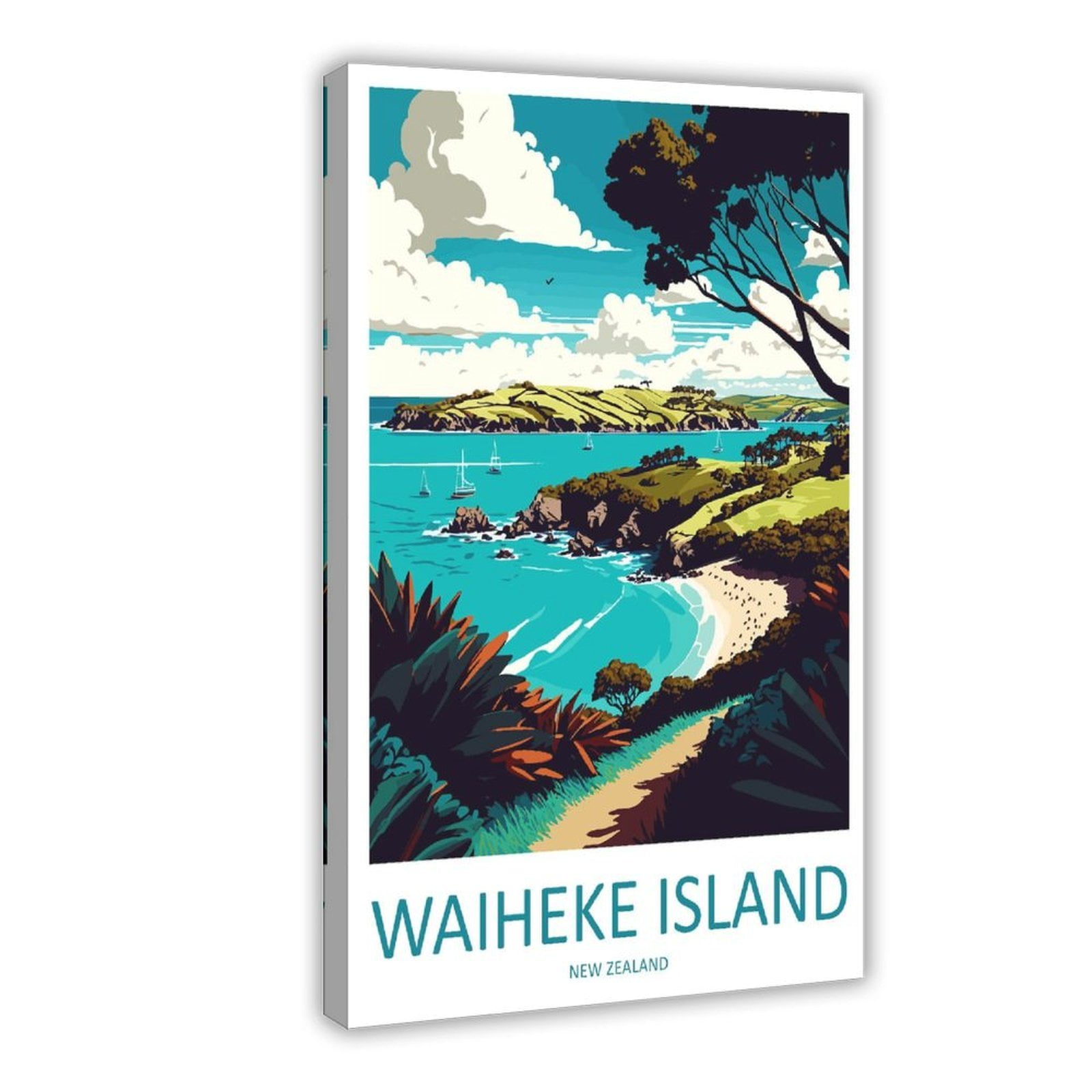 CFIOZYOS Waiheke Island Travel Print Waiheke Island Décor Waiheke ...