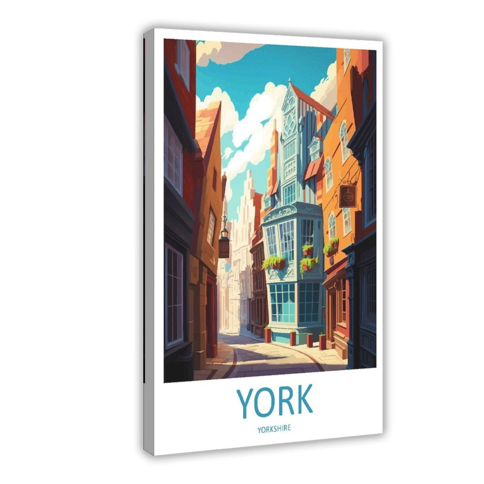 CFIOZYOS York Travel Print York Décor York England Gift Print Artwork ...