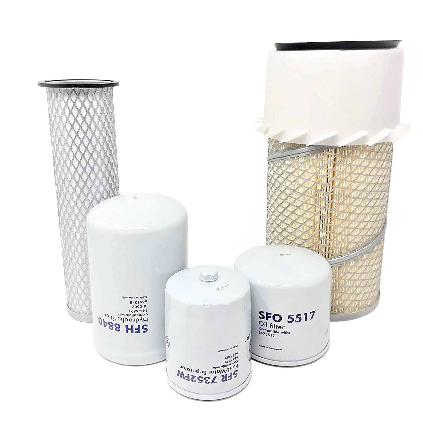 CFKIT Filter Kit Compatible with Bobcat S130 S150 S160 S175 S185 S205 W/KUB V2203 Eng. - Walmart.com