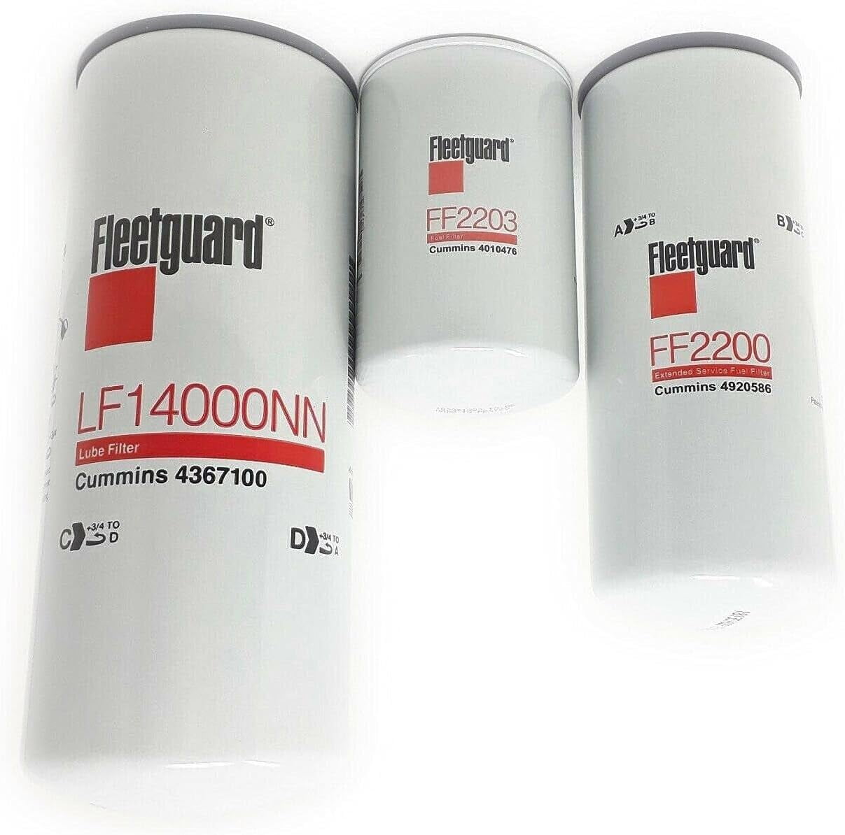 CFKIT Maintenance Filter Kit Compatible with ISX Cummins Pre- 2010 ...