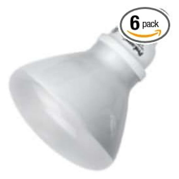 CFL Bulbs 23W R40 2700K, 6-Pack - Spiral Compact Fluorescent Lamps ...