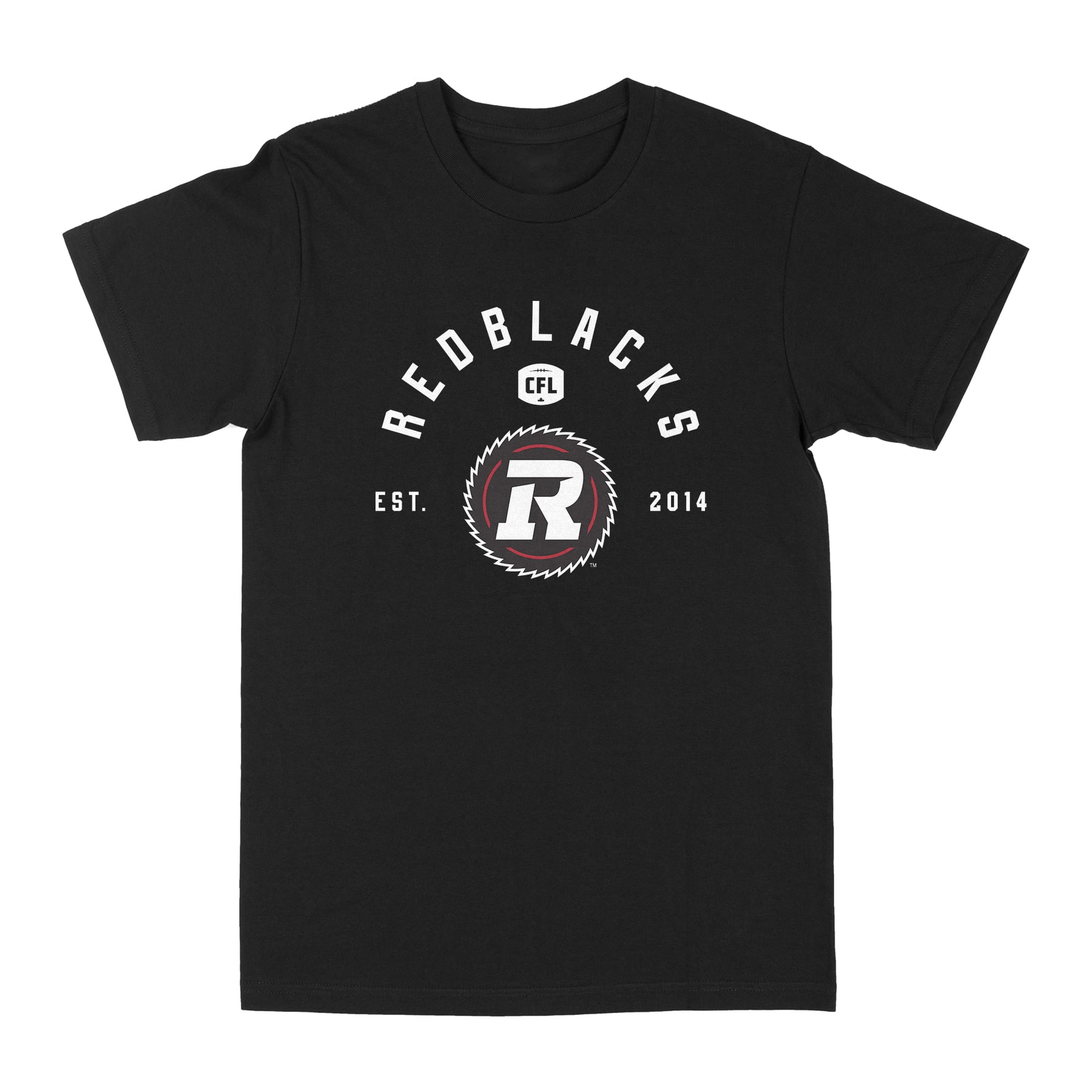 CFL Ottawa Redblacks EST Big R Logo Black 2X-Large T-Shirt - Walmart.com