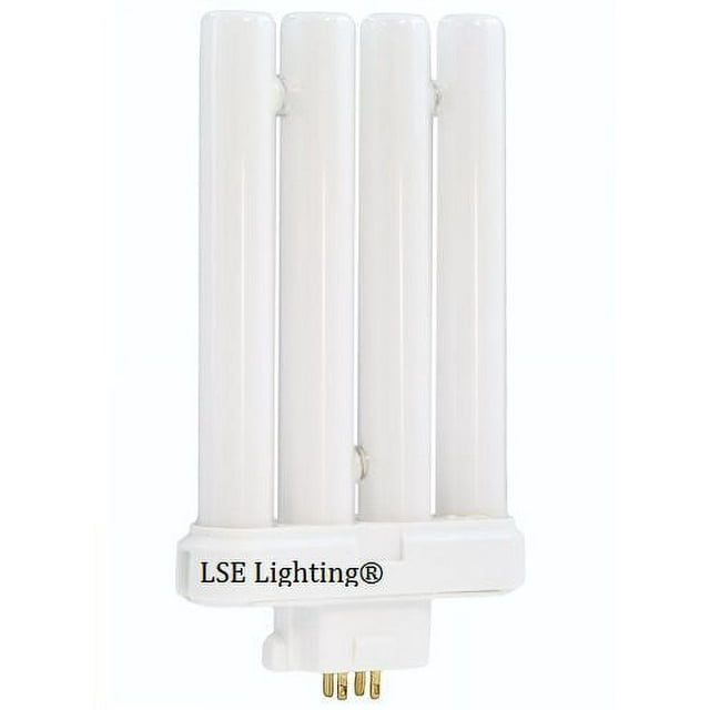 LSE Lighting CFL PL-27W Floor Lamp, 6500K Bright White Light Bulbs ...