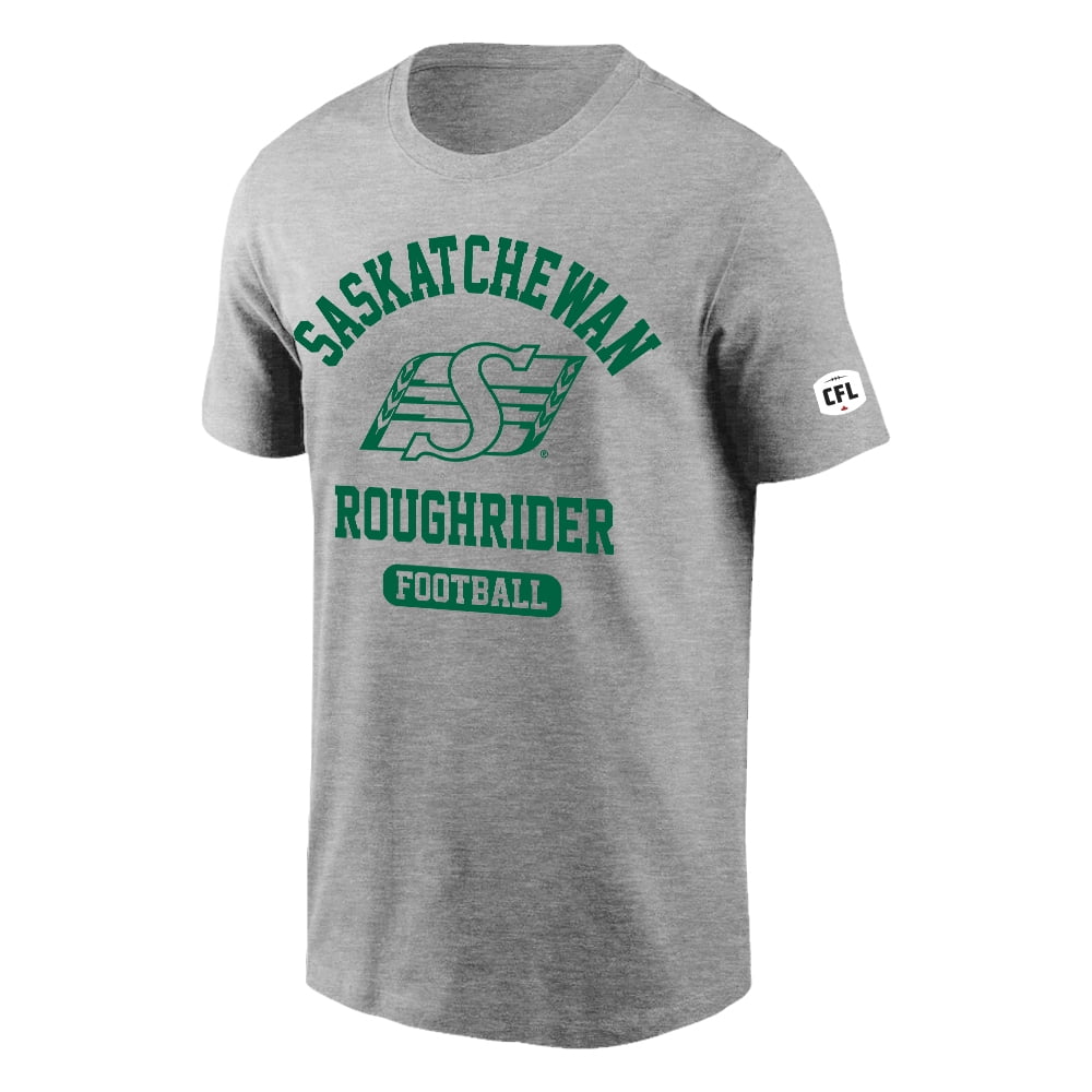 CFL Saskatchewan Roughriders Collegiate Sport-Grey Large T-Shirt ...