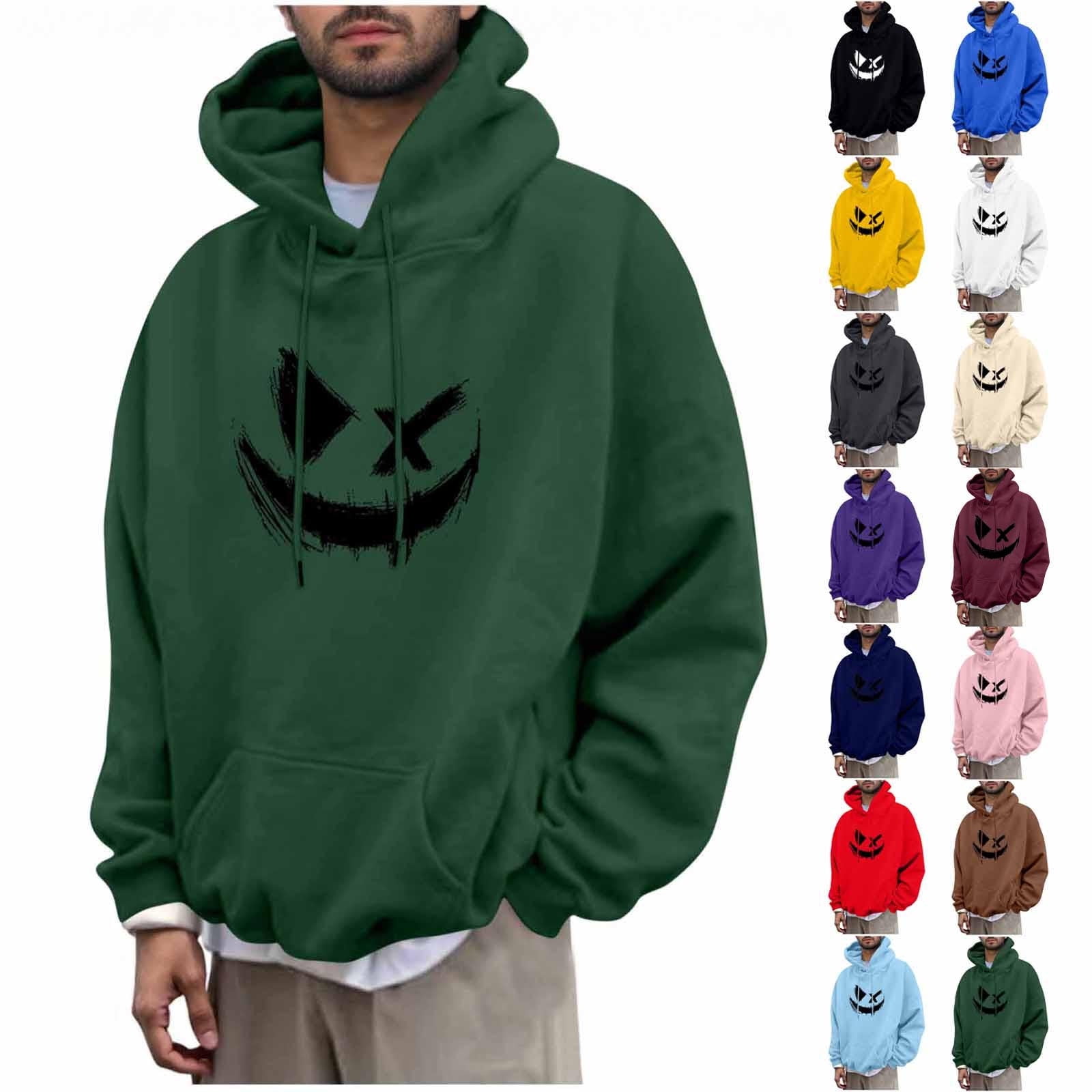 CFLVAEK Graphic Hoodies for Men Oversized Long Sleeve Hooded ...