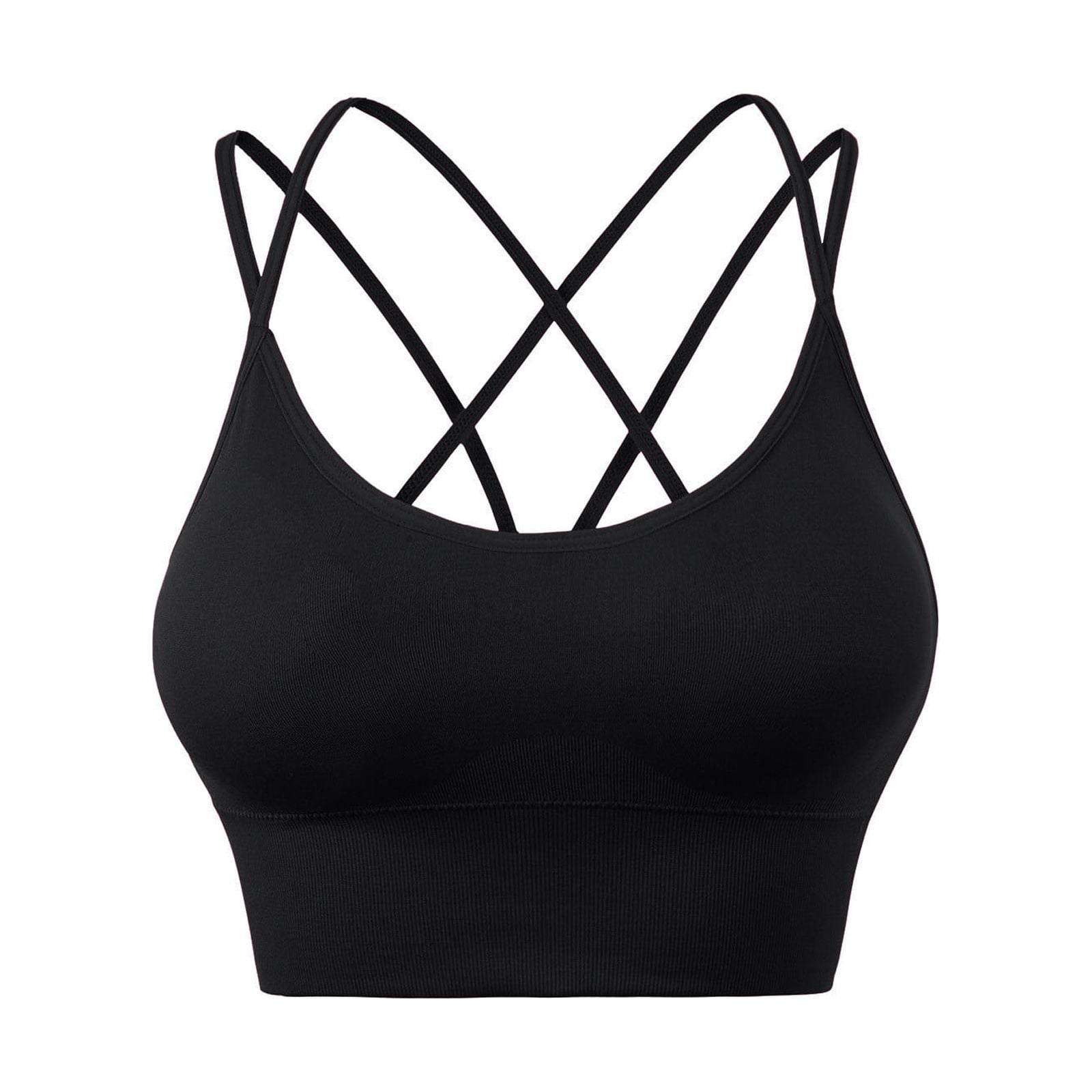 CFLVAEK Women Moisture Wicking Sports Bras with Pad Comfort Non ...