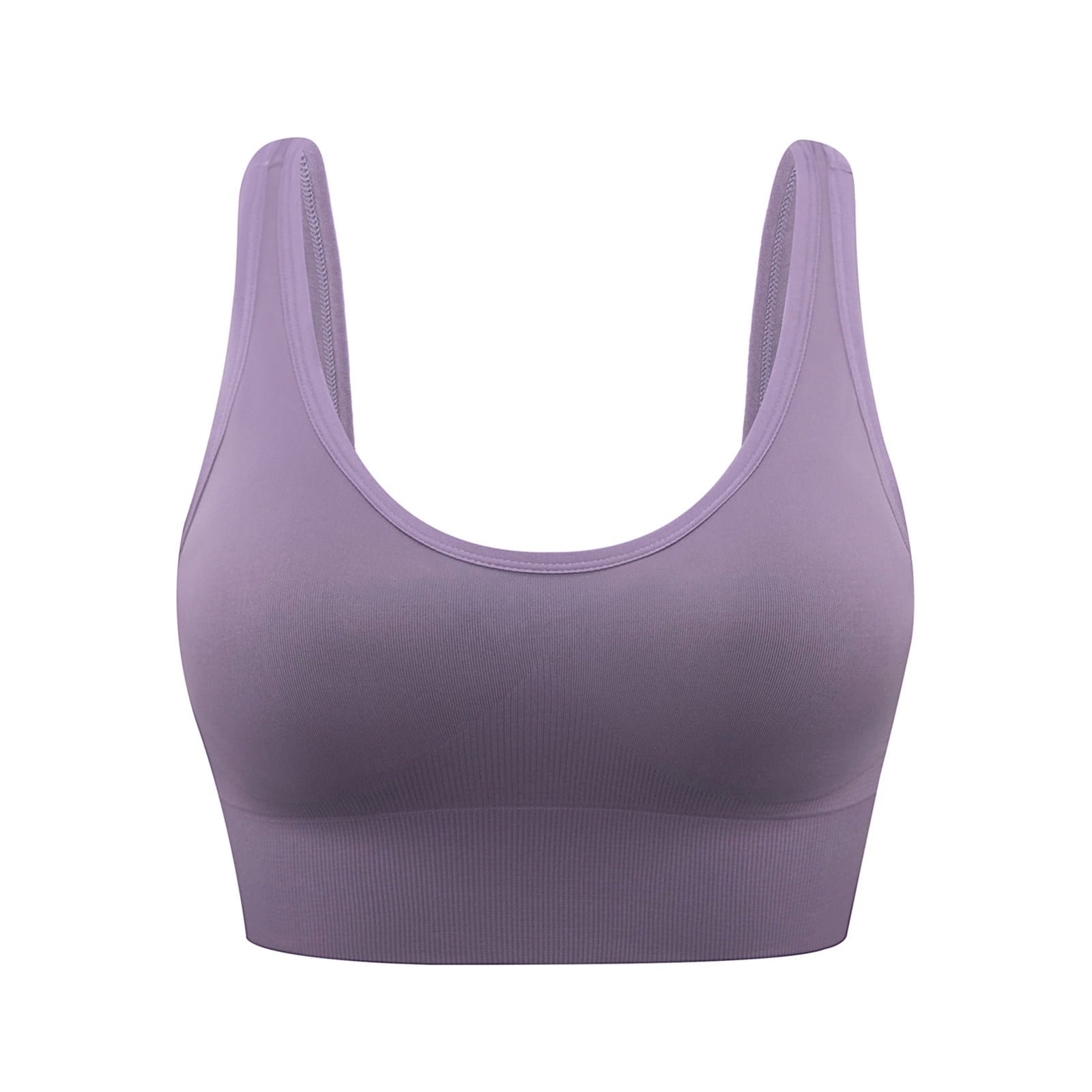 CFLVAEK Women's High Impact Sports Bras with Sewn in Pads, Stretch ...