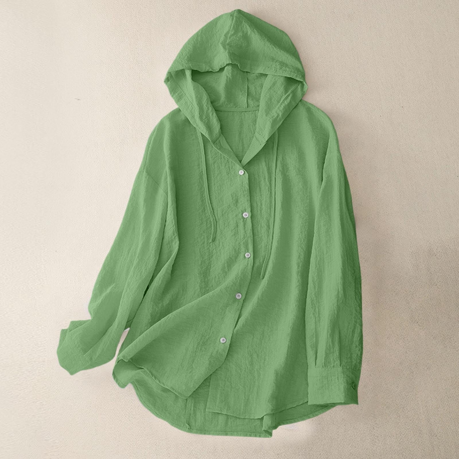 CFLVAEK Womens Sun Protection Hoodie Shirt Solid Color Long Sleeve ...