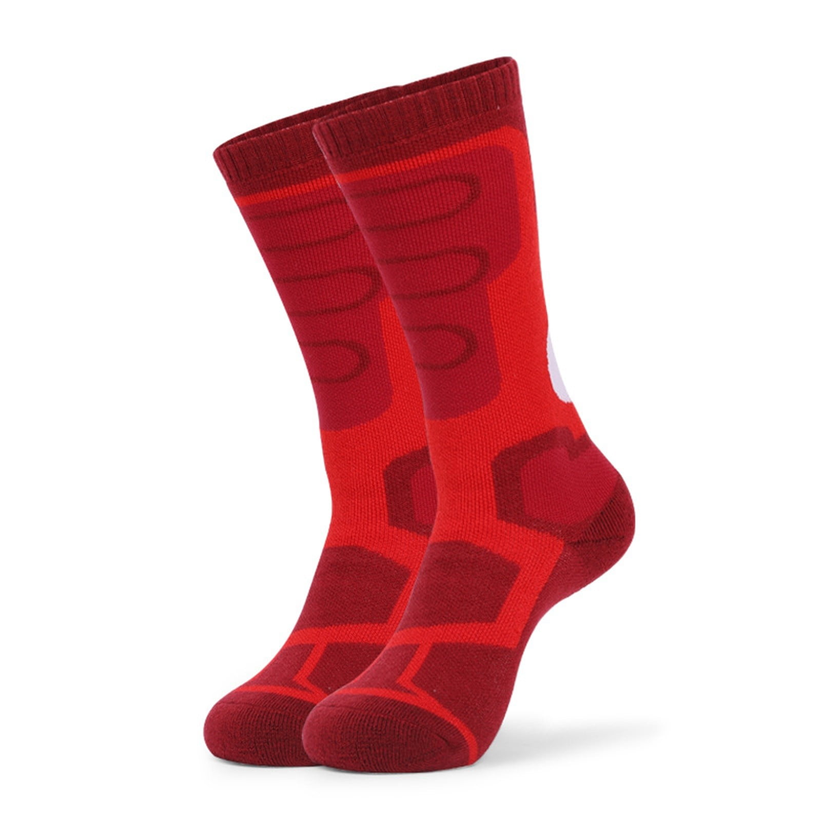 CFMIURAN Red Fuzzy Socks, Ski Socks Kids Winter Thermal Snow Socks ...
