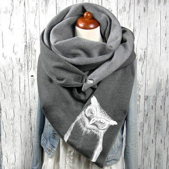 CFMIURAN Scarf for Women Winter Scarves Button Casual Soft Fashion ...