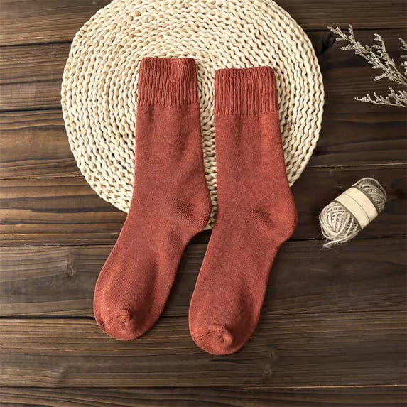 CFMIURAN Women Casual Crew Socks Boot Hiking Socks Warm Winter Thick ...