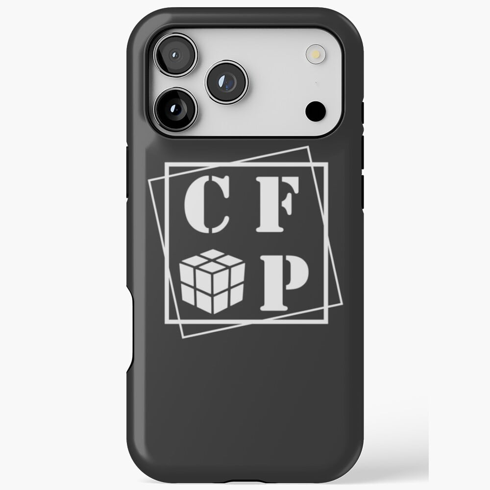 CFOP White Cube Speedcubing Design Phone Case Cover Compatible for ...