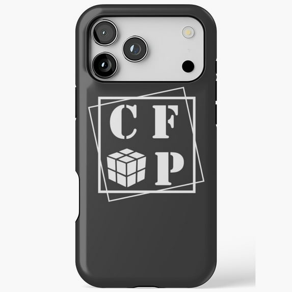 CFOP White Cube Speedcubing Puzzle Graphic Phone Case for iPhone 11 12 ...